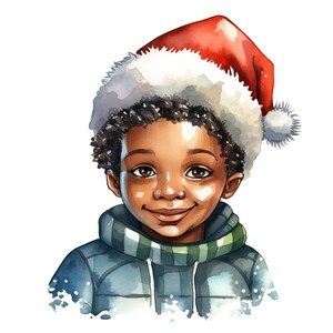 Christmas Boys Clipart, Boy Clipart, Christmas Kids Clipart, Christmas ...