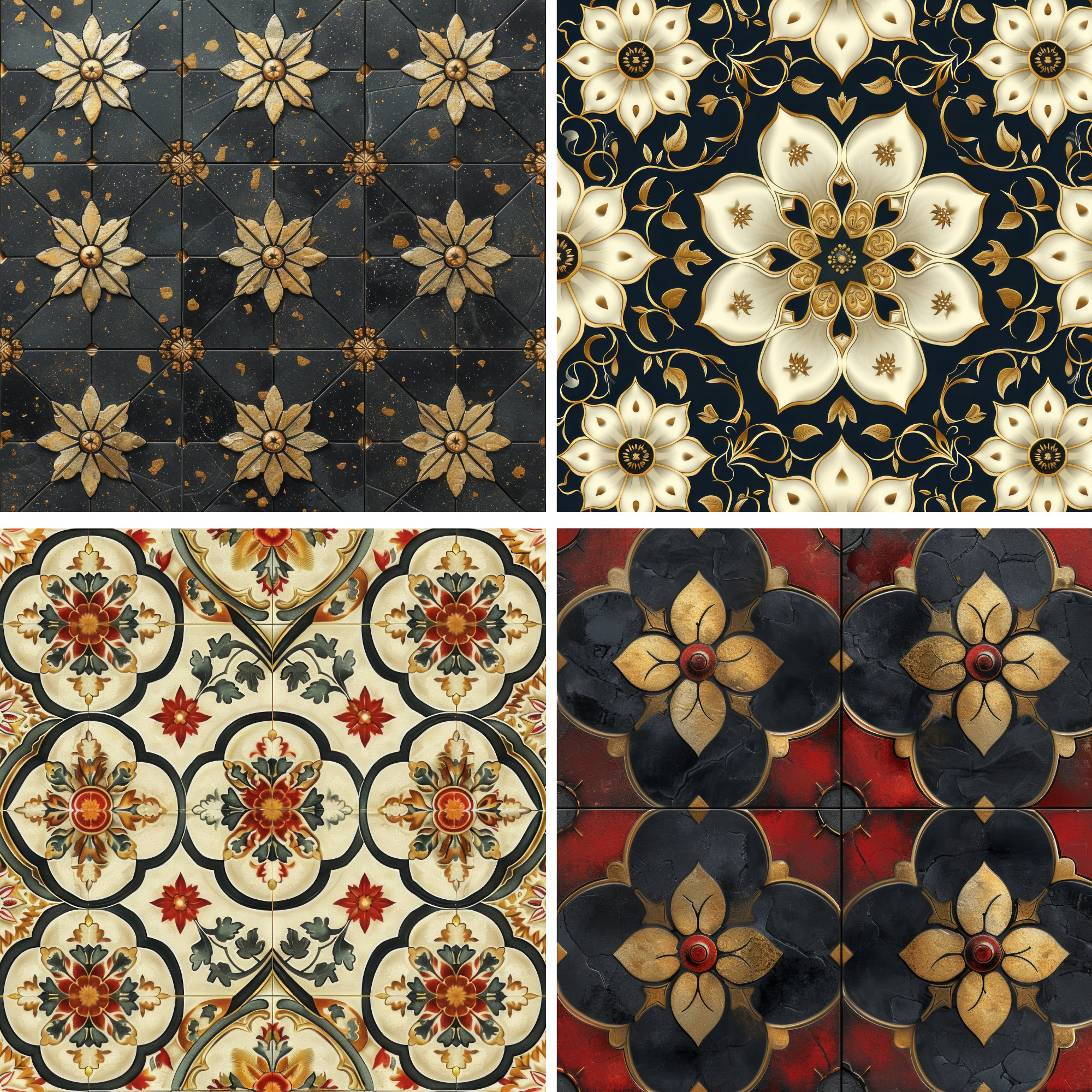 Byzantine Tiles Digital Paper Pack Seamless Pattern Digital Paper ...