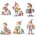 Christmas Elf Clipart, Christmas Elves Clipart, Christmas Clipart for ...