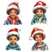 Christmas Boys Clipart, Boy Clipart, Christmas Kids Clipart, Christmas ...