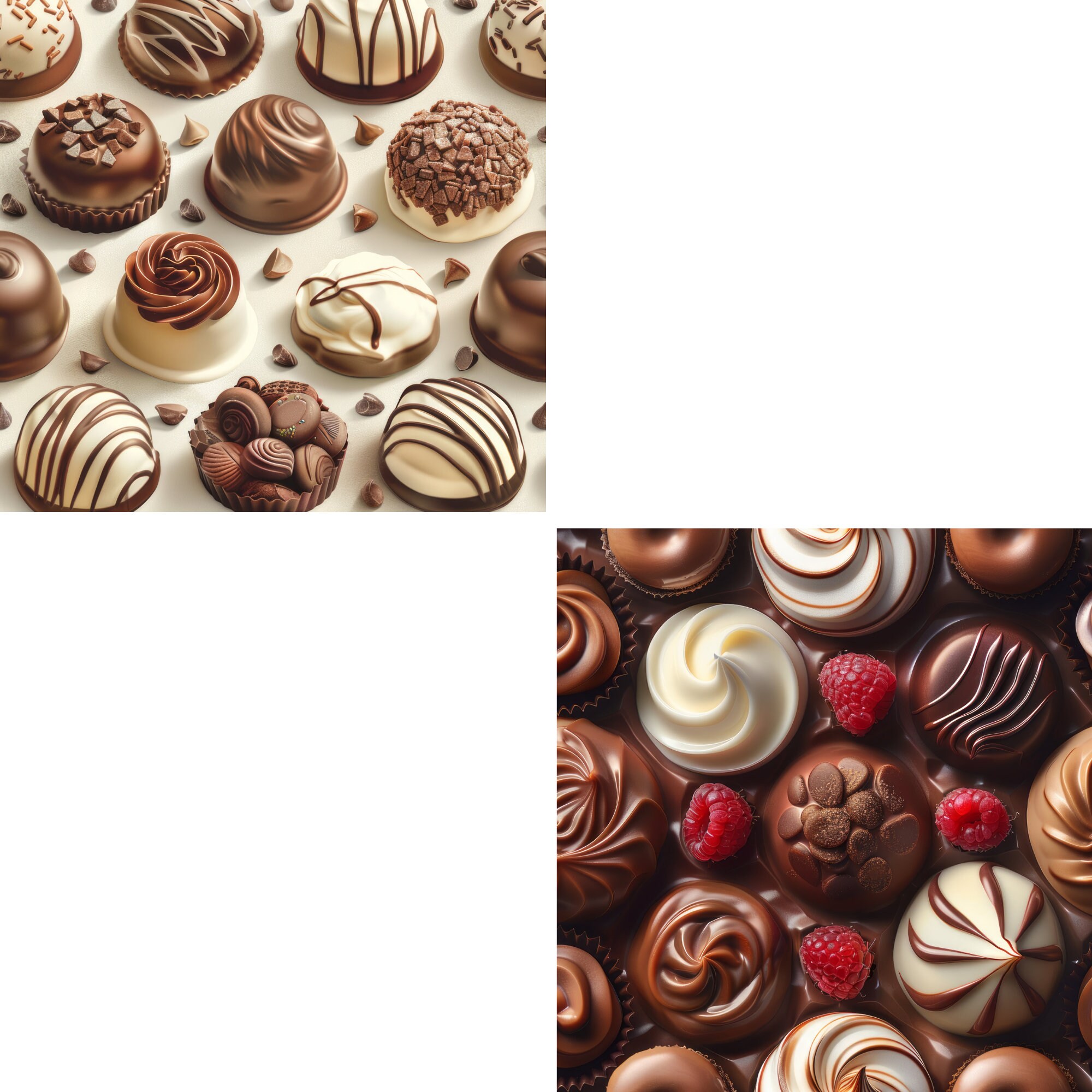 Chocolate Pattern, Chocolate Seamless Pattern Digital Paper, Instant ...