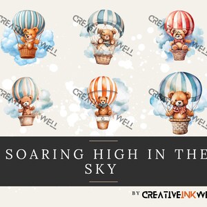 30 PNG Cute Teddy Bear Clip Art Collection #2 | Transparent | Hot Air ...