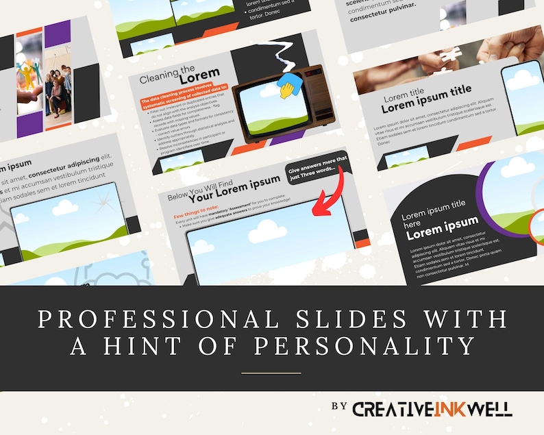 Slide Deck Template, Canva Presentation | Pitchdeck | Lesson | Online ...