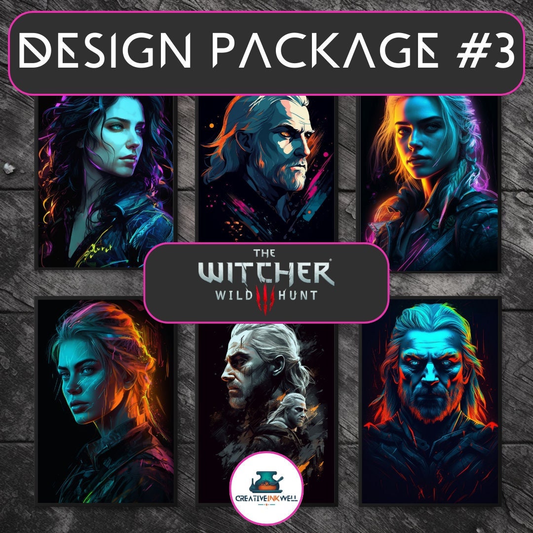 The Witcher 3 Wild Hunt Poster Collection: 61 FREE Mystery - Etsy