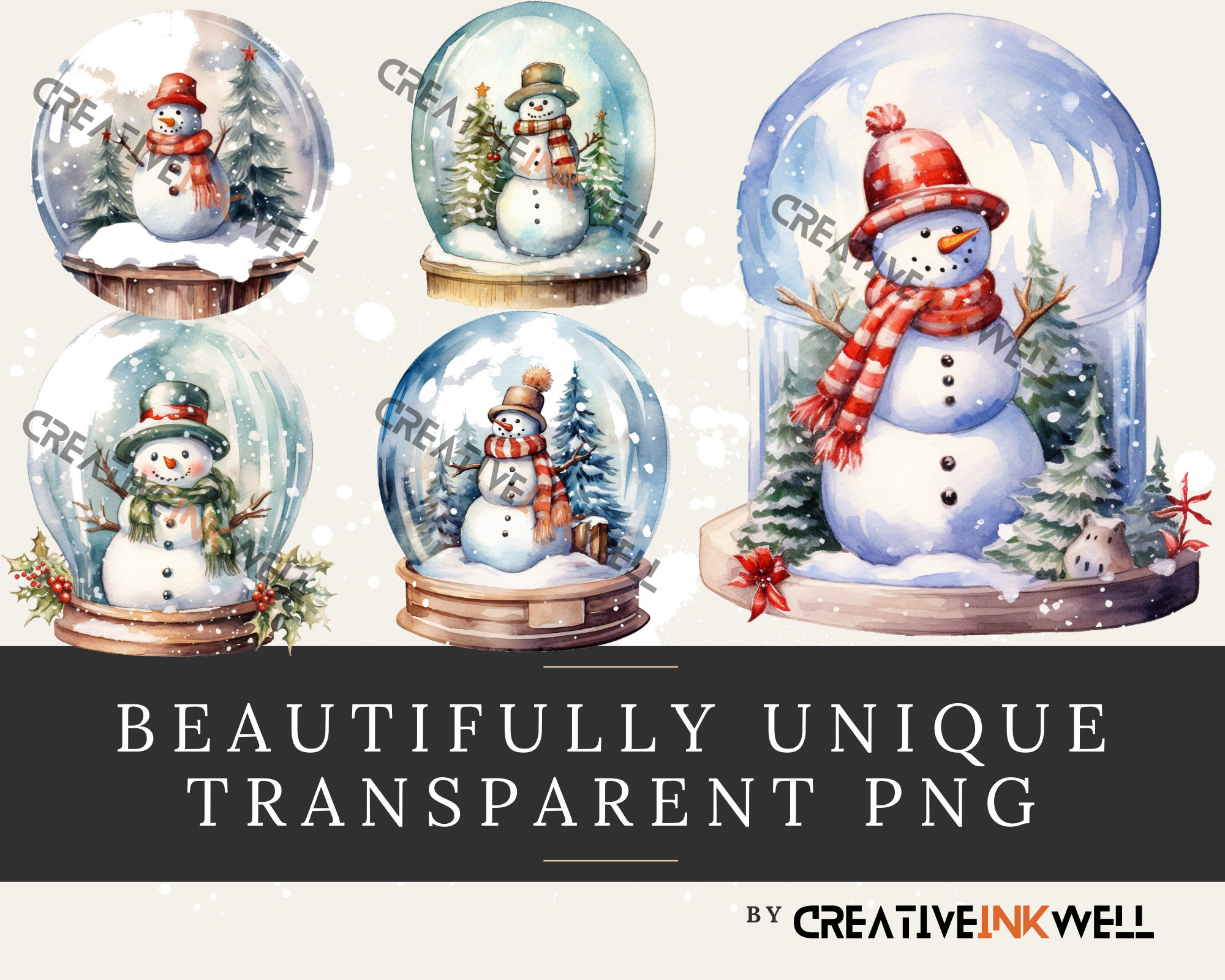 19 PNG Snowman Snow Globe Clipart Collection | High-resolution ...