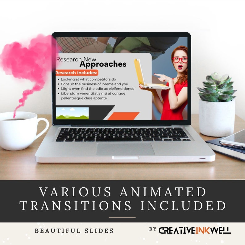 Slide Deck Template 4, Canva Presentation | Pitchdeck | Lesson | Online ...