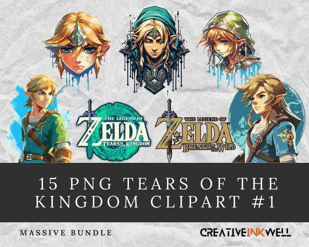 Legend of Zelda Clip Art Package 1 | Breath of the Wild & Tears of the ...