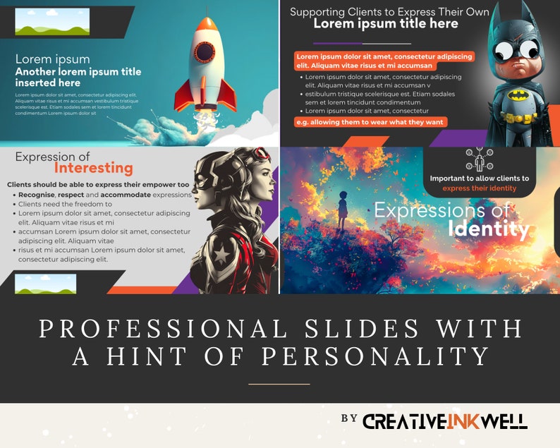 Vibrant Presentation Template for Professionals & Personal Use | Canva ...