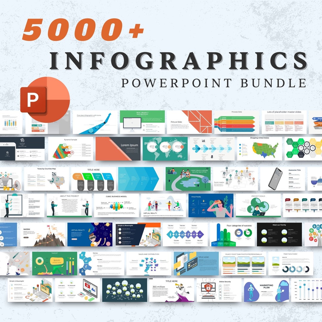 5000+ Infographic Powerpoint Bundle | Presentation | Pitch Deck | PPT ...