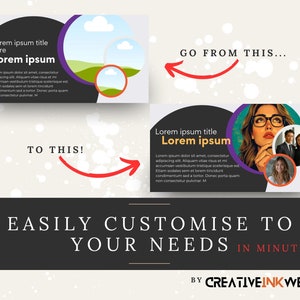 Slide Deck Template, Canva Presentation | Pitchdeck | Lesson | Online ...