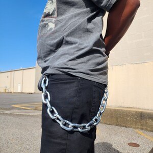 XL Heavy Metal Pants Chain Side Punk Chain on Jeans Keychain for Men ...
