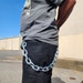 XL Heavy Metal Pants Chain Side Punk Chain on Jeans Keychain for Men ...