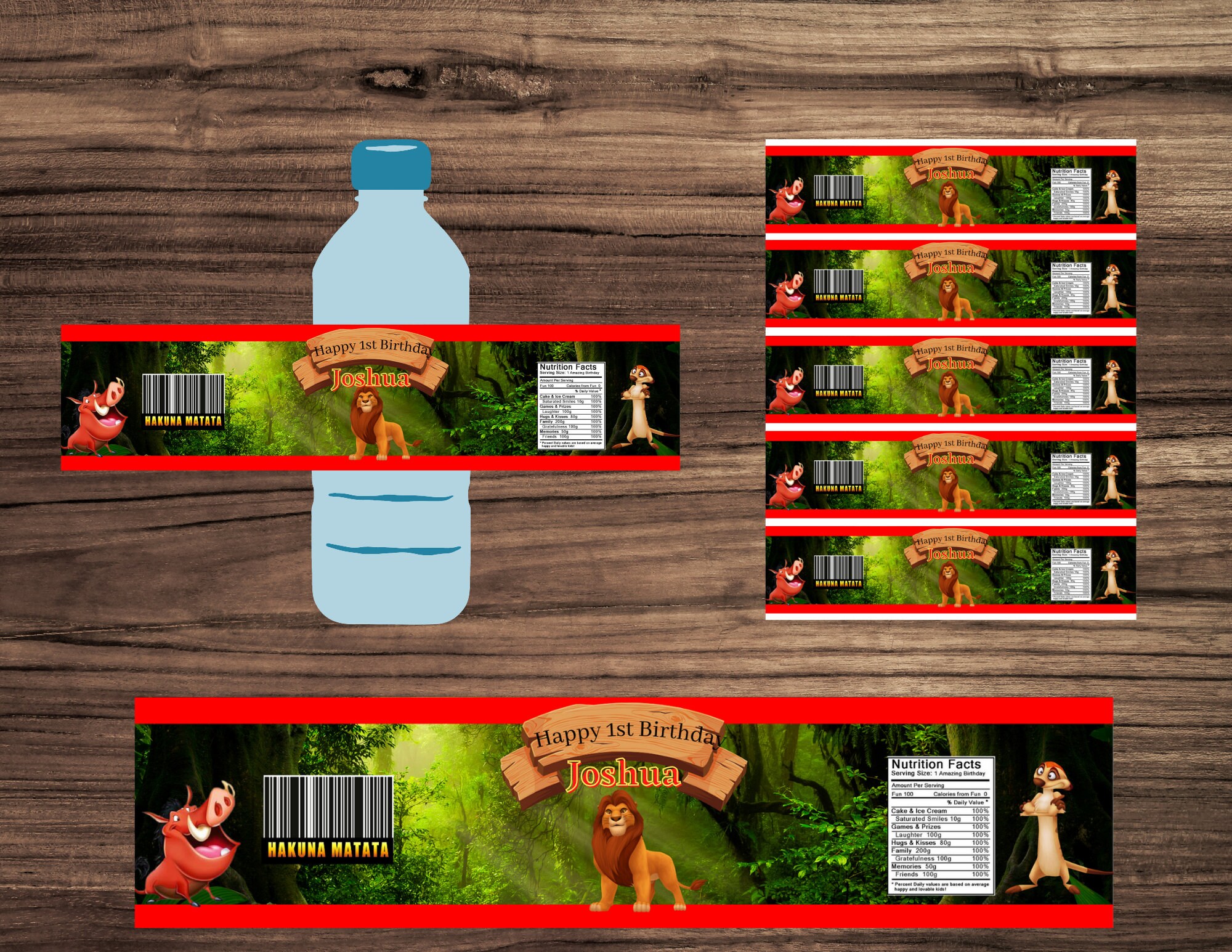 The Lion King Bundle , the Lion King Birthday Labels - Etsy