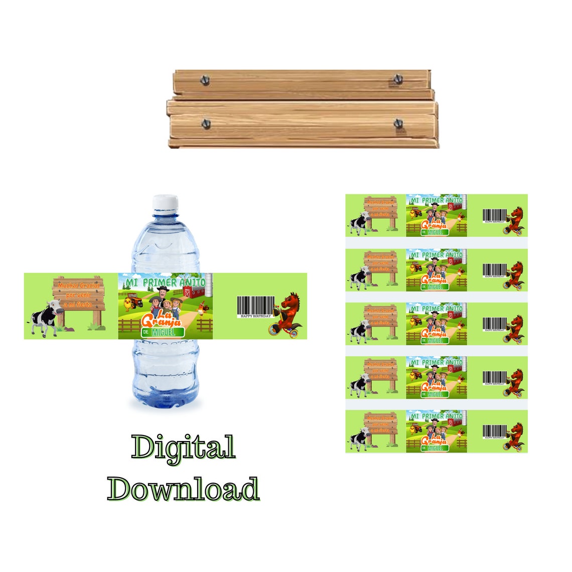 La Granja De Zenon Digital Labels Pdf File, La Granja De Zenon Party ...