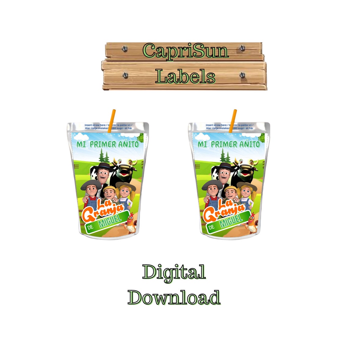 La Granja De Zenon Digital Labels Pdf File, La Granja De Zenon Party ...