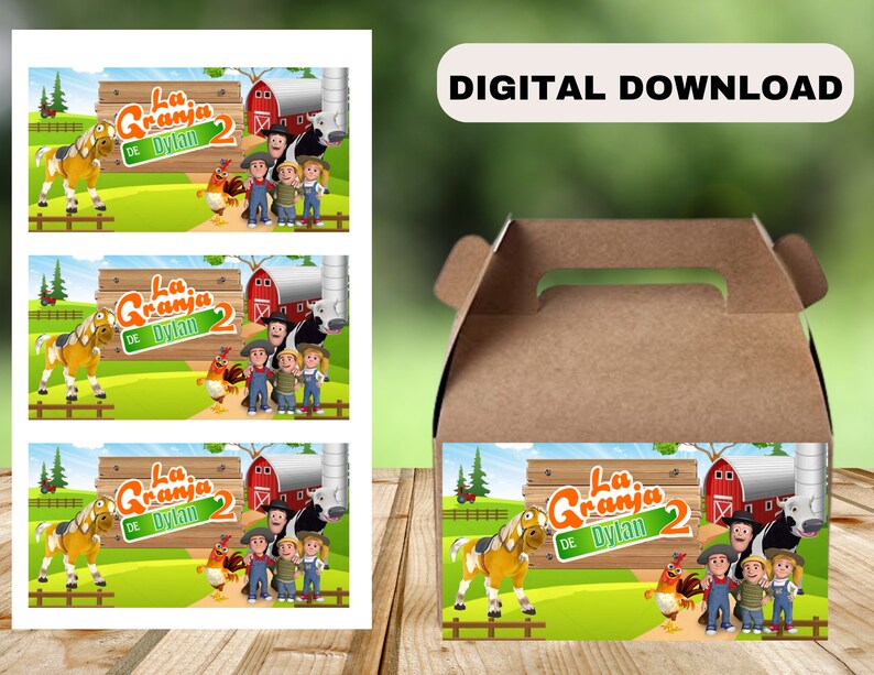 La Granja De Zenon Boxes, Digital Download Only, La Granja Goddie Boxes ...