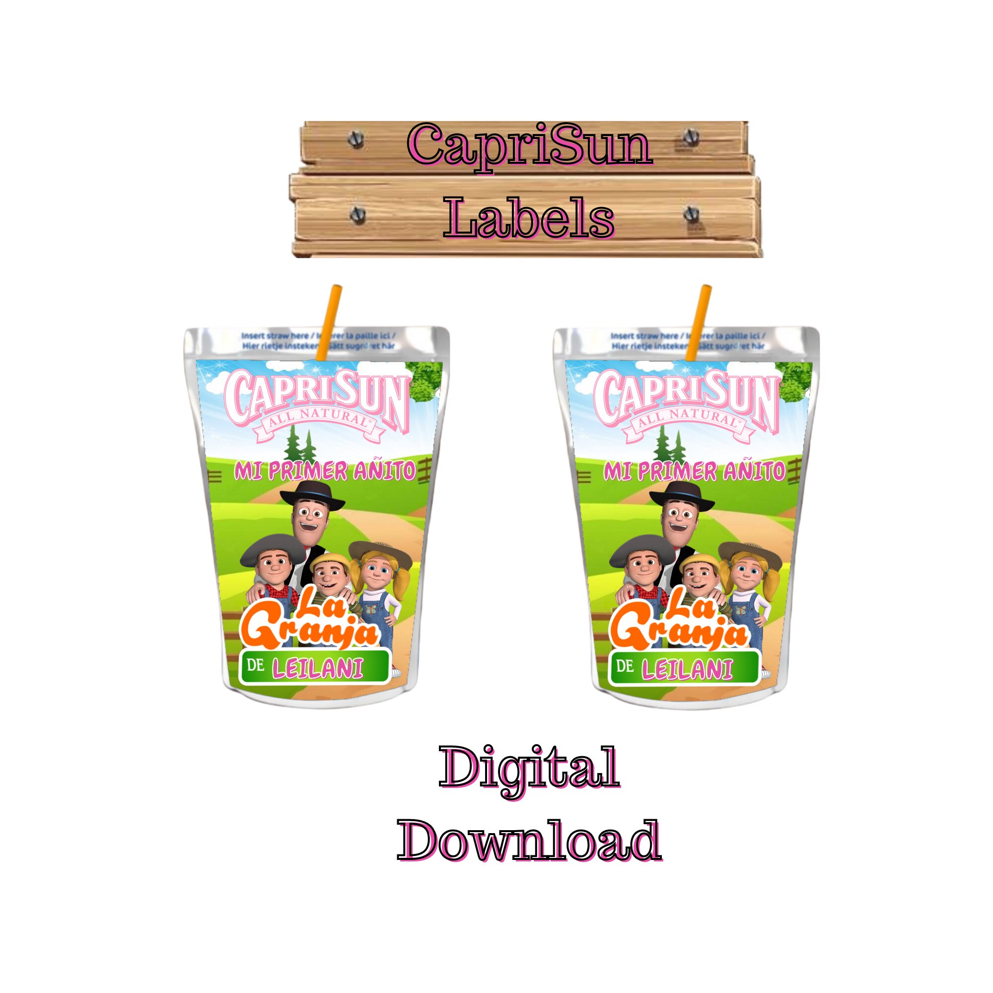 La Granja De Zenon Digital Labels Pdf File, La Granja De Zenon Party ...