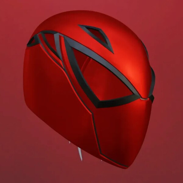 Spider Man Face Shell Stl - Etsy