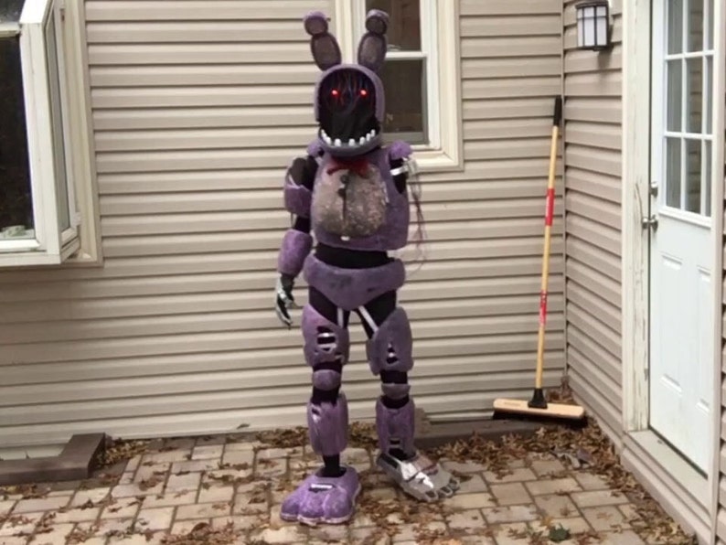 Withered Bonnie Outfit for Furry Cosplay or Animatronic Five - Etsy ...