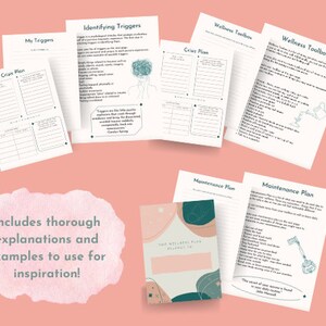 Wellness Plan • Safety Plan • Crisis Plan • Mental Health Tools ...