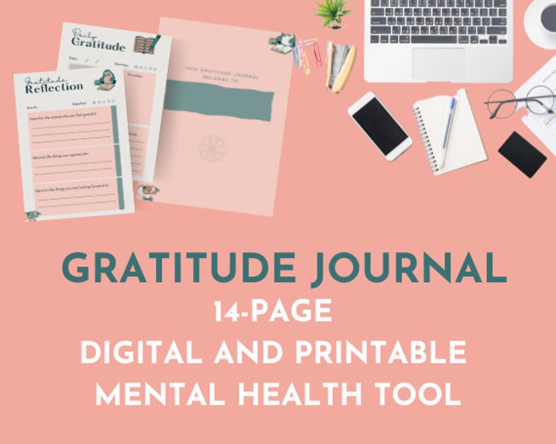 Gratitude Journal • Printable • Mental Health Tools • Printable ...