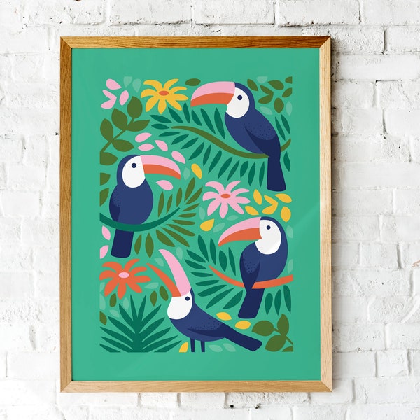 Toucan Poster - Etsy