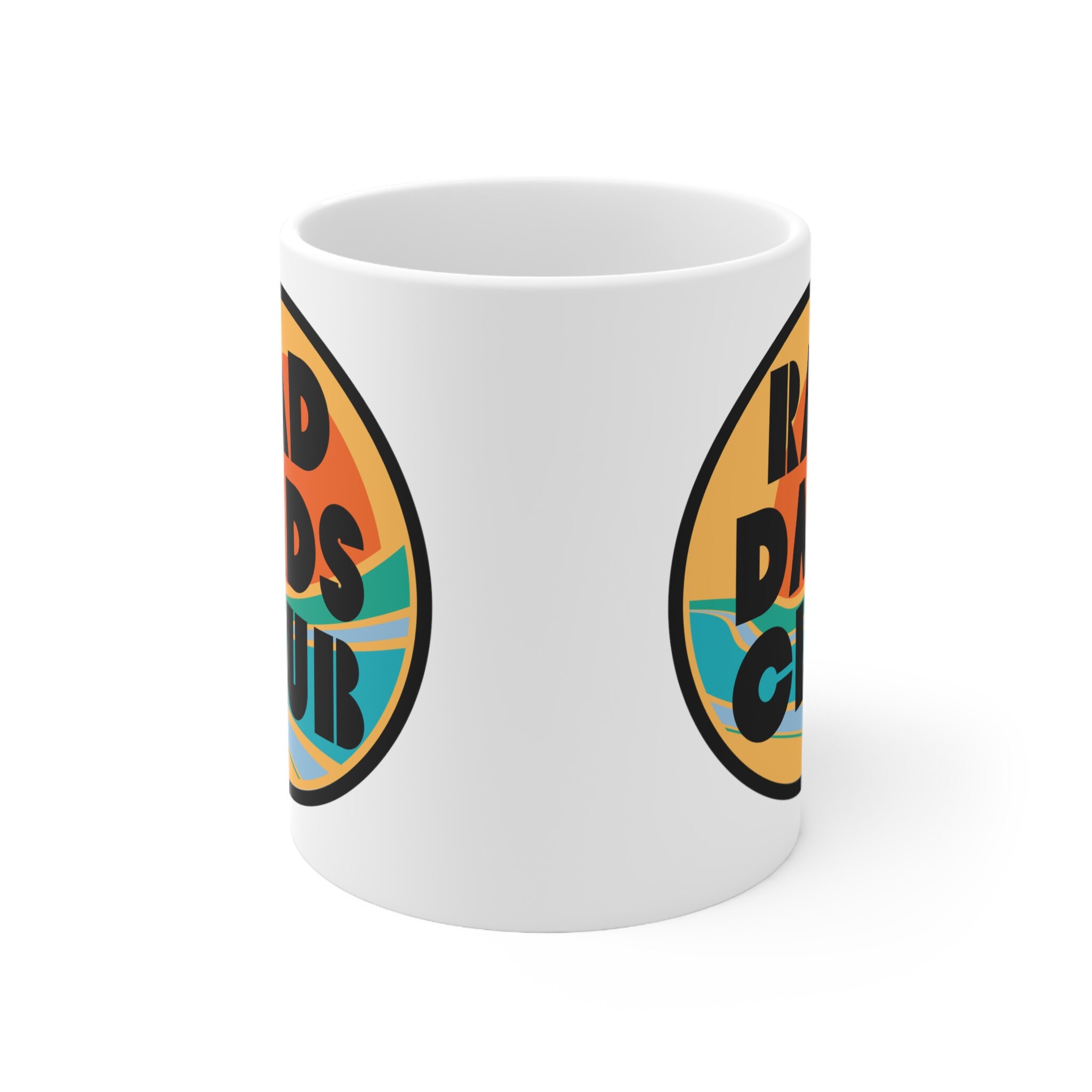 RAD DADS CLUB Mug, Cool Dad Ceramic Cup, Fathers Day Coffee Mug, Best ...