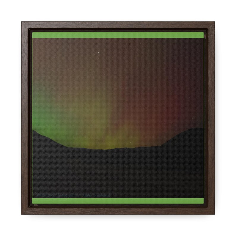 Aurora Borealis Canvas, Nightscape Photography, Framed Wall Art - Etsy