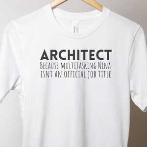 Architect Tshirt, Architect Student Tee, Profession T Shirt, Gift for ...