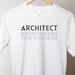 Architect Tshirt, Architect Student Tee, Profession T Shirt, Gift for ...