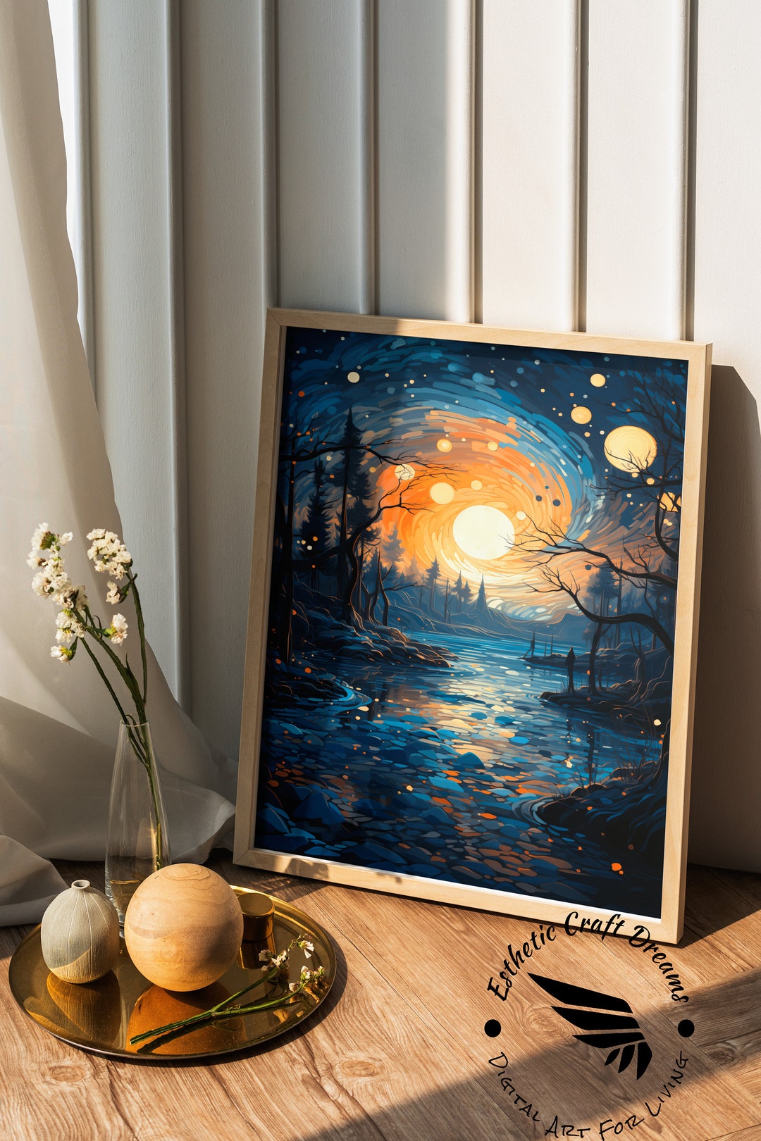 Digital Landscape Print Wall Decor Artful, Artful Gift for Wall Decor ...