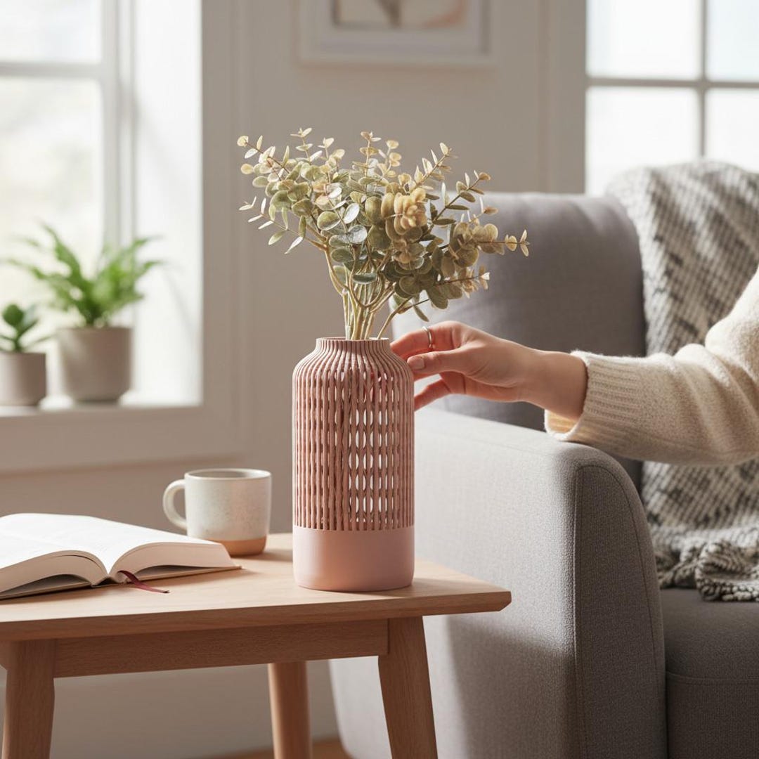 3D Printed Vellis Vase | Modern Eco-friendly Home Decor - Etsy