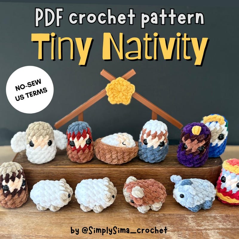 Tiny Mini Nativity Sets - Etsy