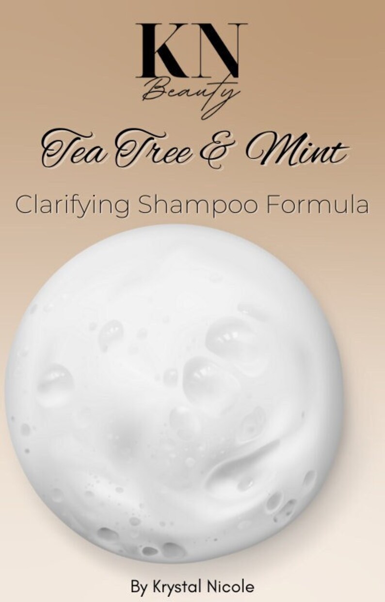 Tea Tree & Mint Clarifying Shampoo Formula Ebook, Start Your Own ...
