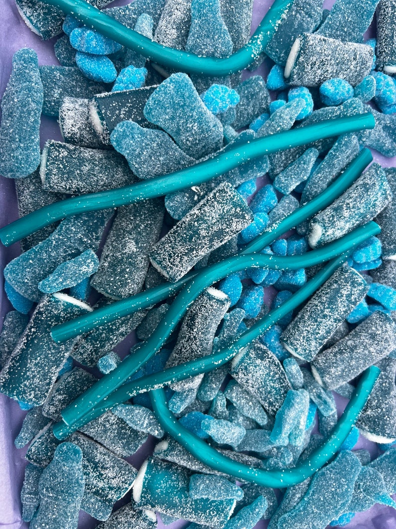 Pick N Mix Blue Raspberry Sweets Blue Pick N Mix Sweets Fizzy Sweets ...