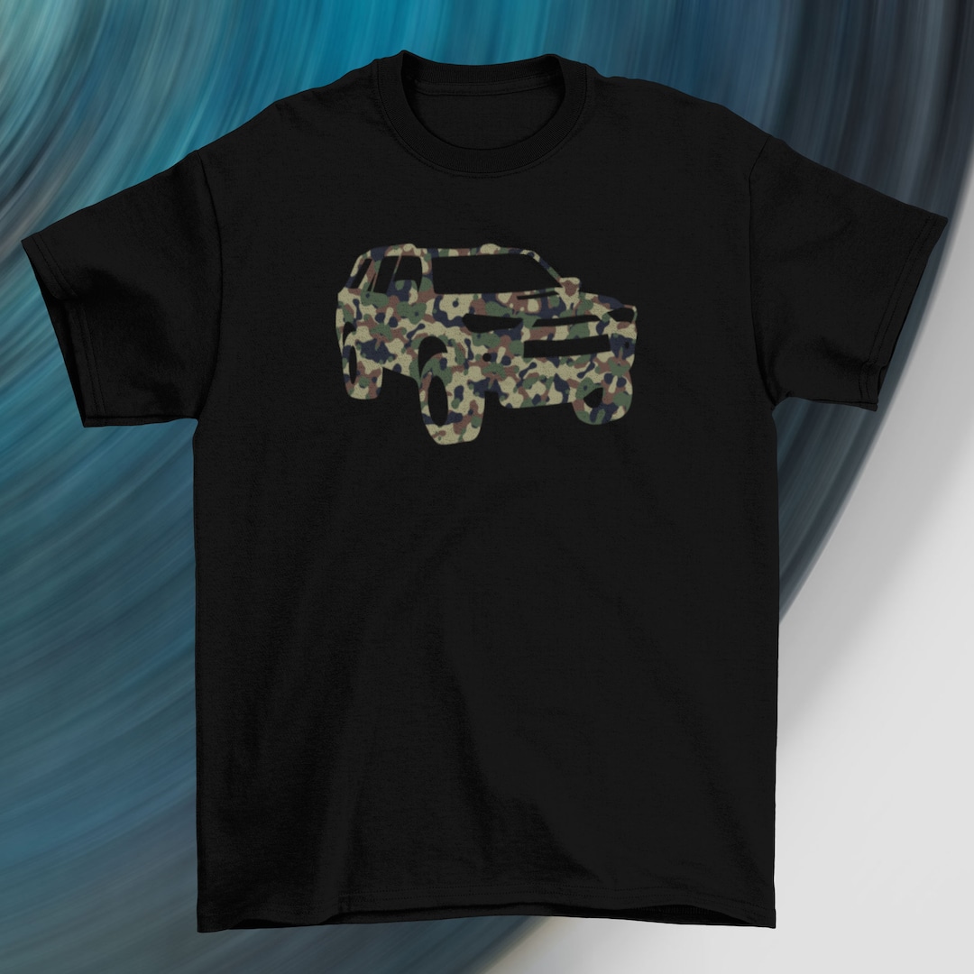 Toyota 4runner Green Brown OG Camo Silhouette Shirt 5th Gen - Etsy