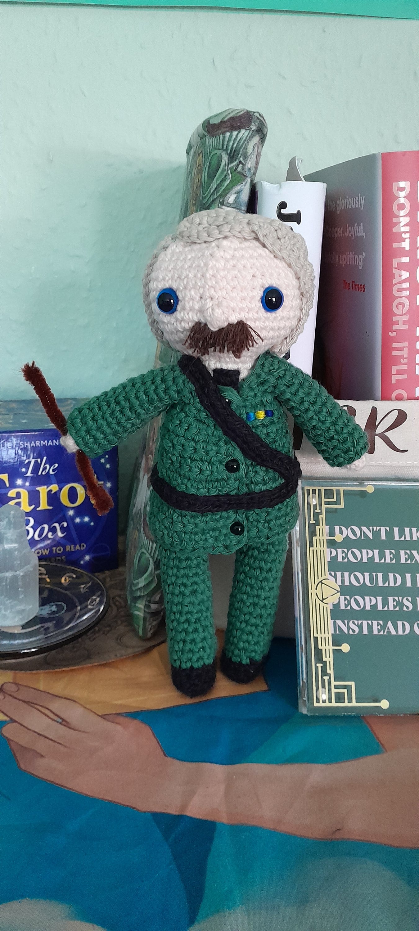 Handmade Crochet Captain. BBC Ghosts. - Etsy