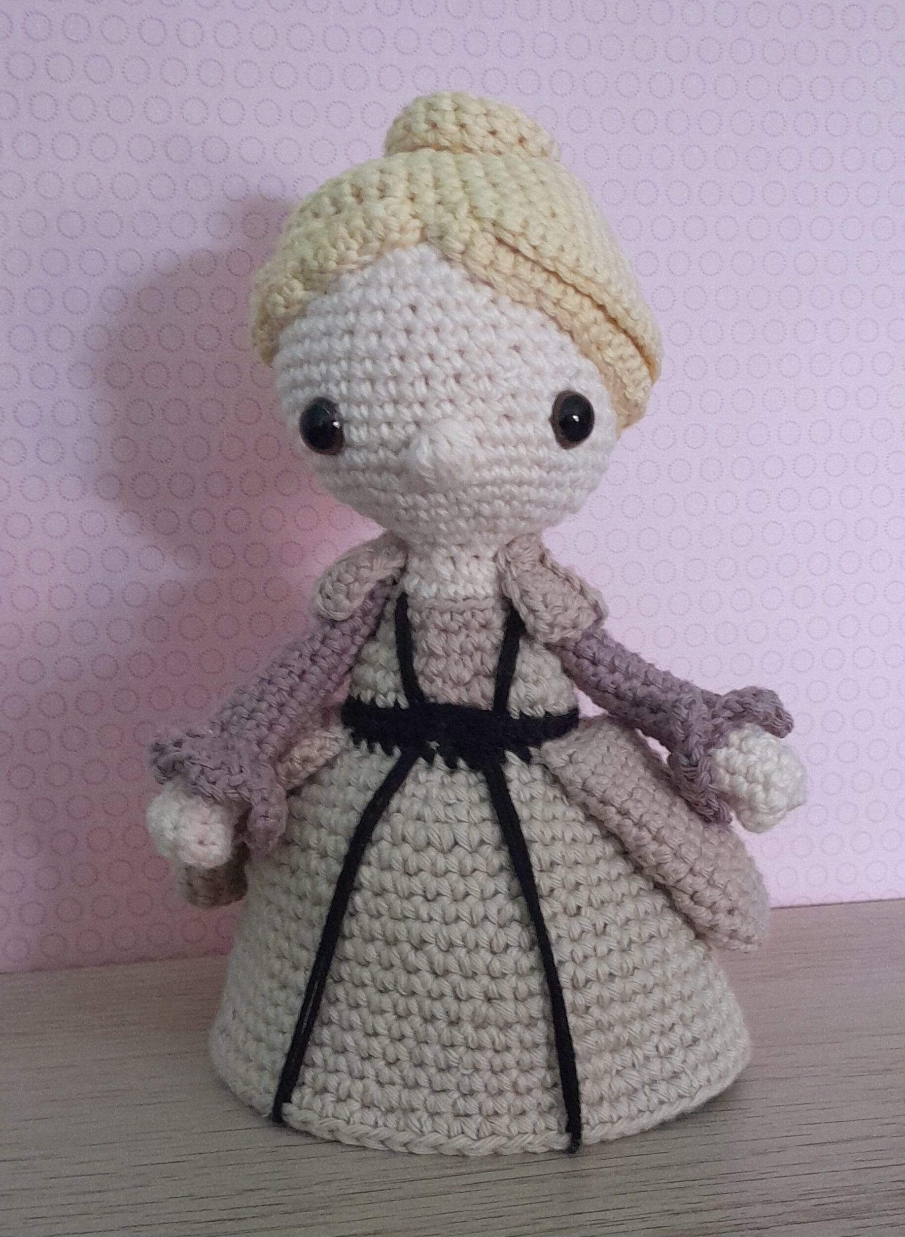 Handmade Crochet Fanny Button aka Grey Lady. BBC Ghosts. - Etsy UK