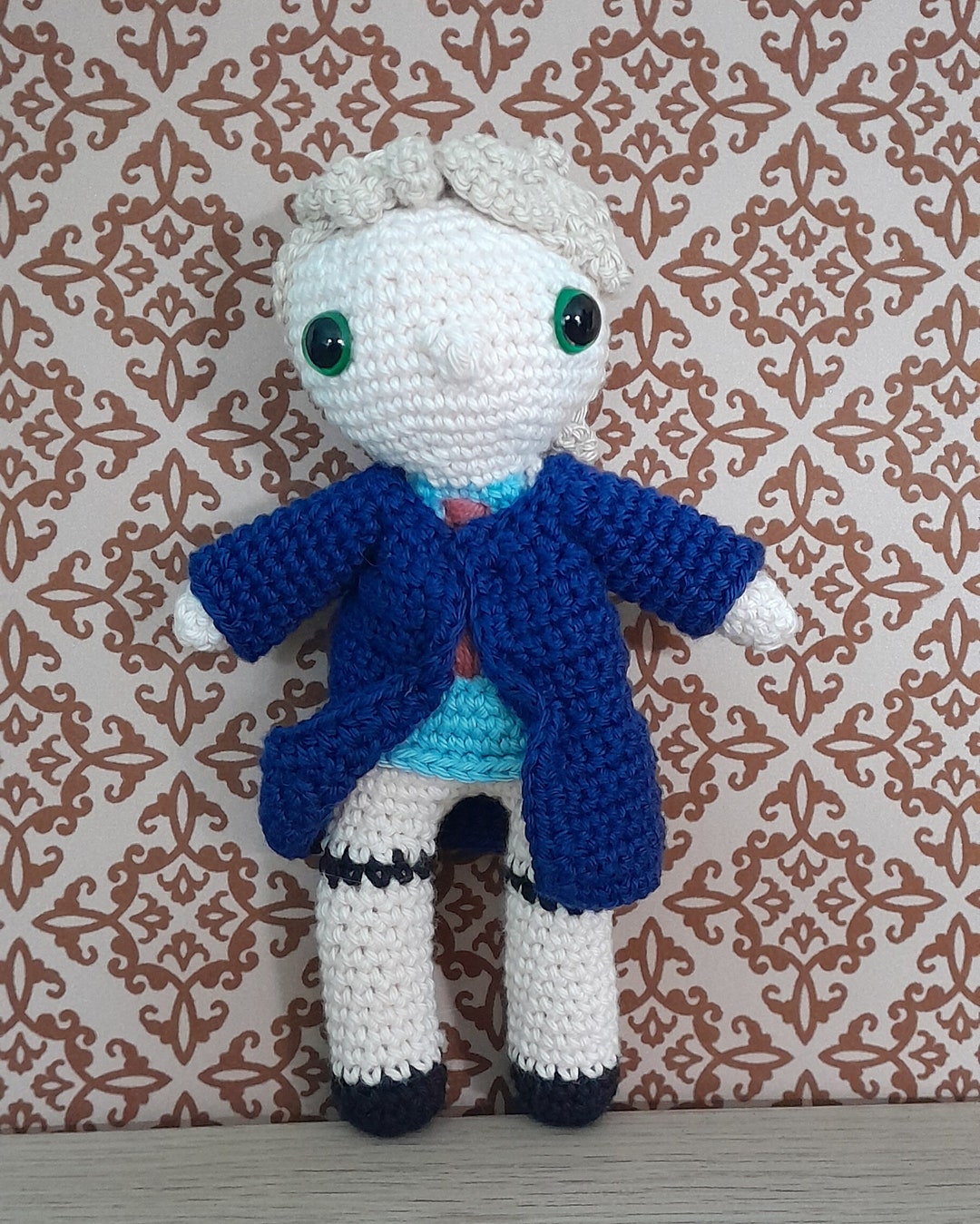 Handmade Crochet Julian. BBC Ghosts. - Etsy