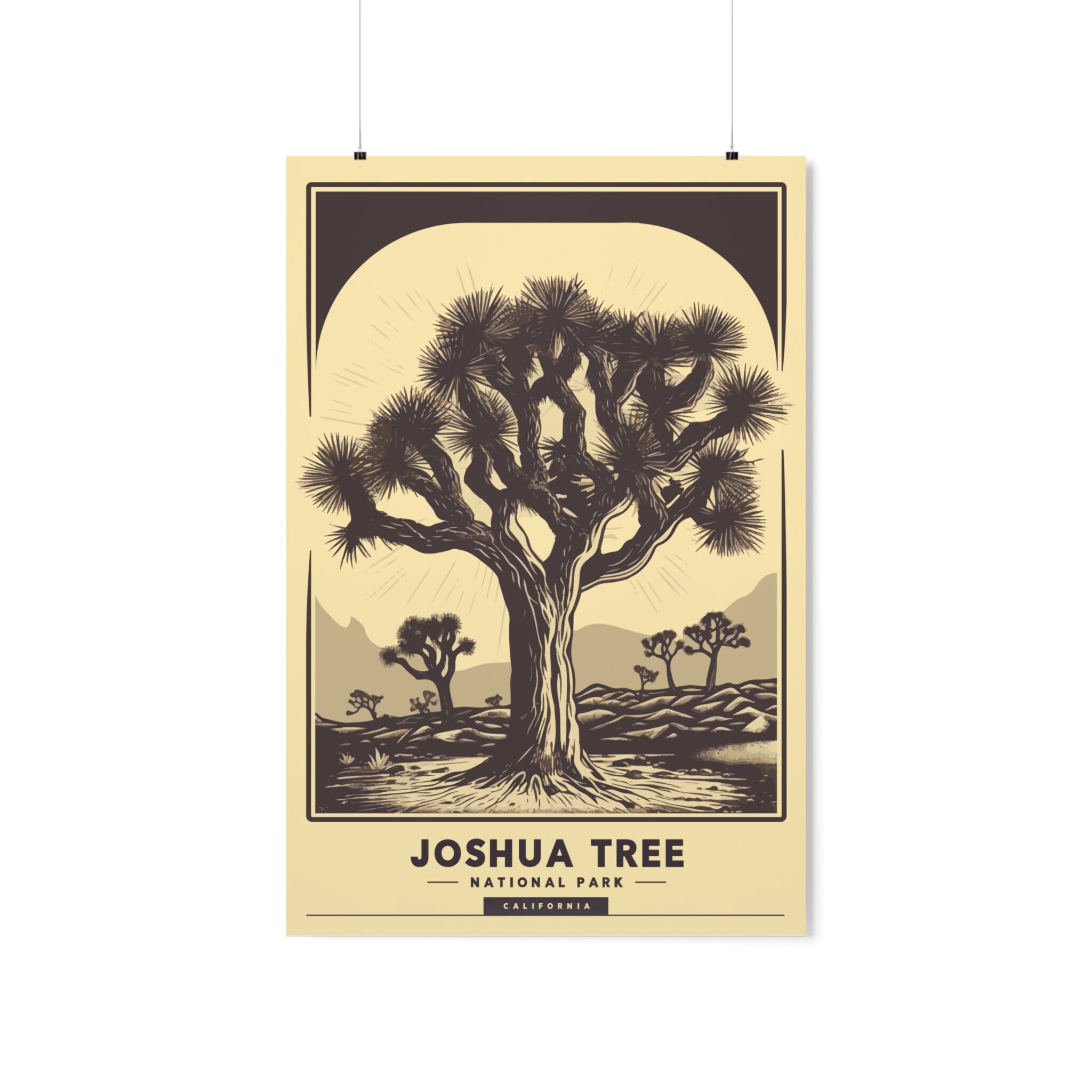 Joshua Tree National Park Poster Joshua Tree Poster Travel Poster ...