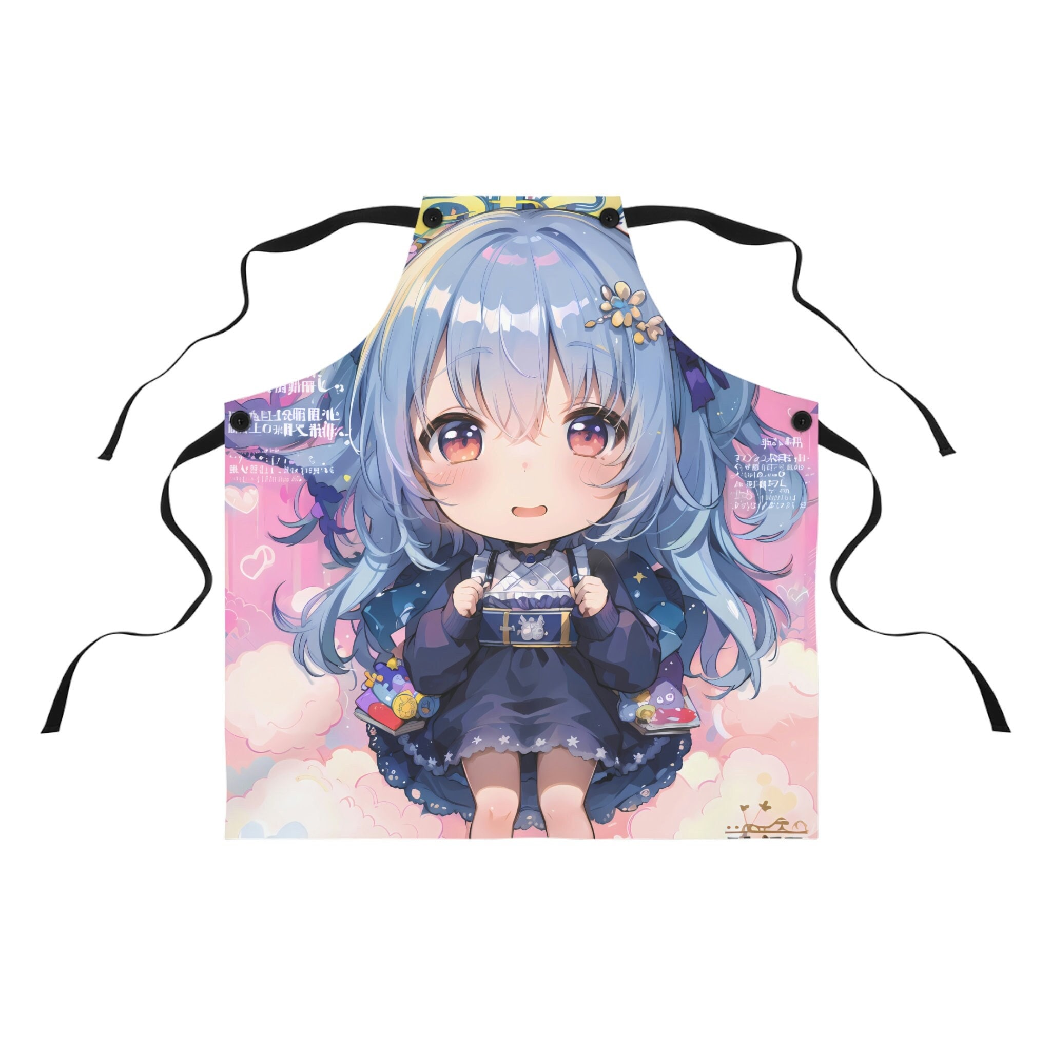 Kawaii Chibi Anime Apron, Cute Manga Fan Gift, Beautiful Cool Funny ...