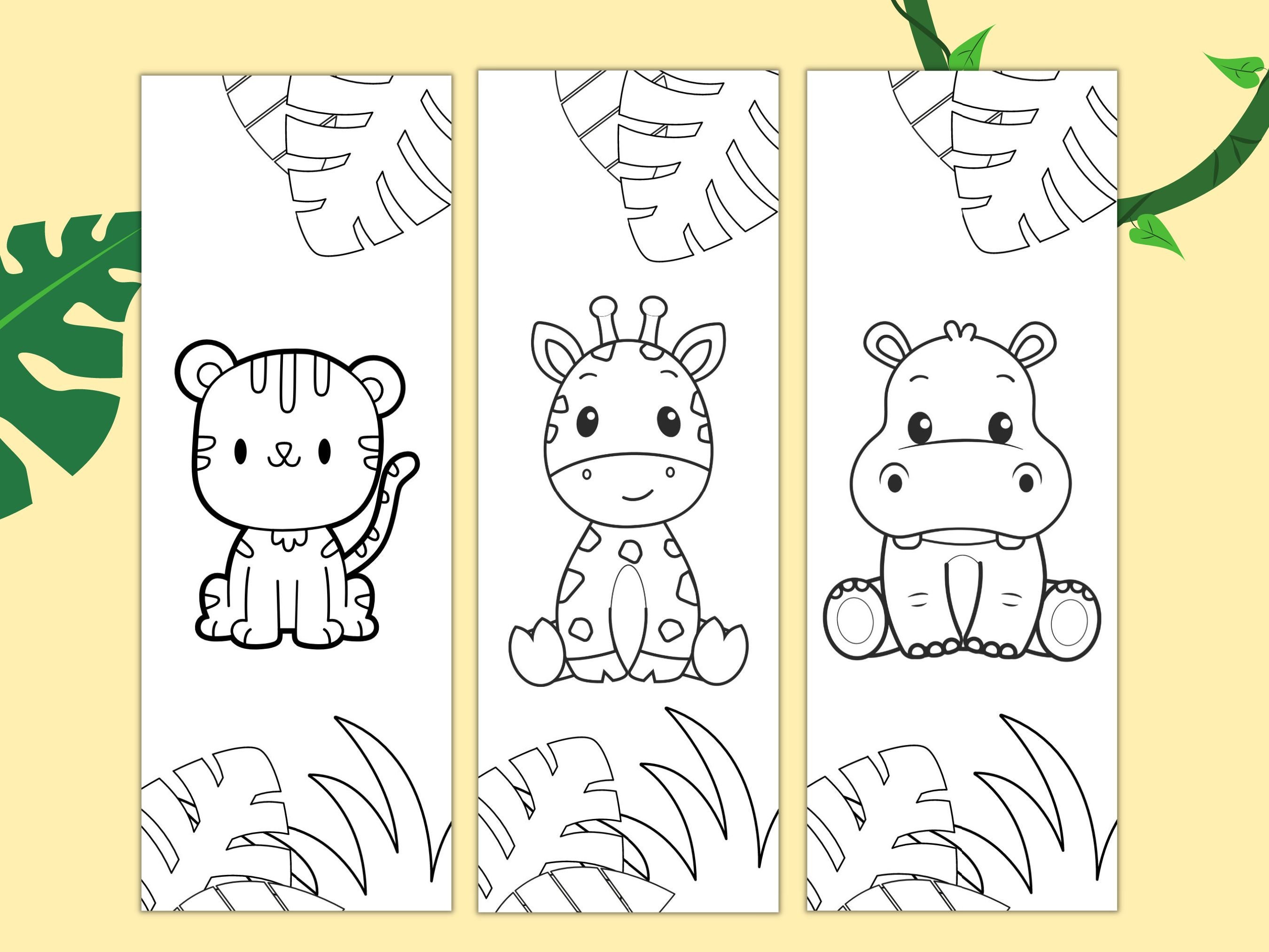 Printable Coloring Bookmarks Printable Bookmarks Kids Coloring ...