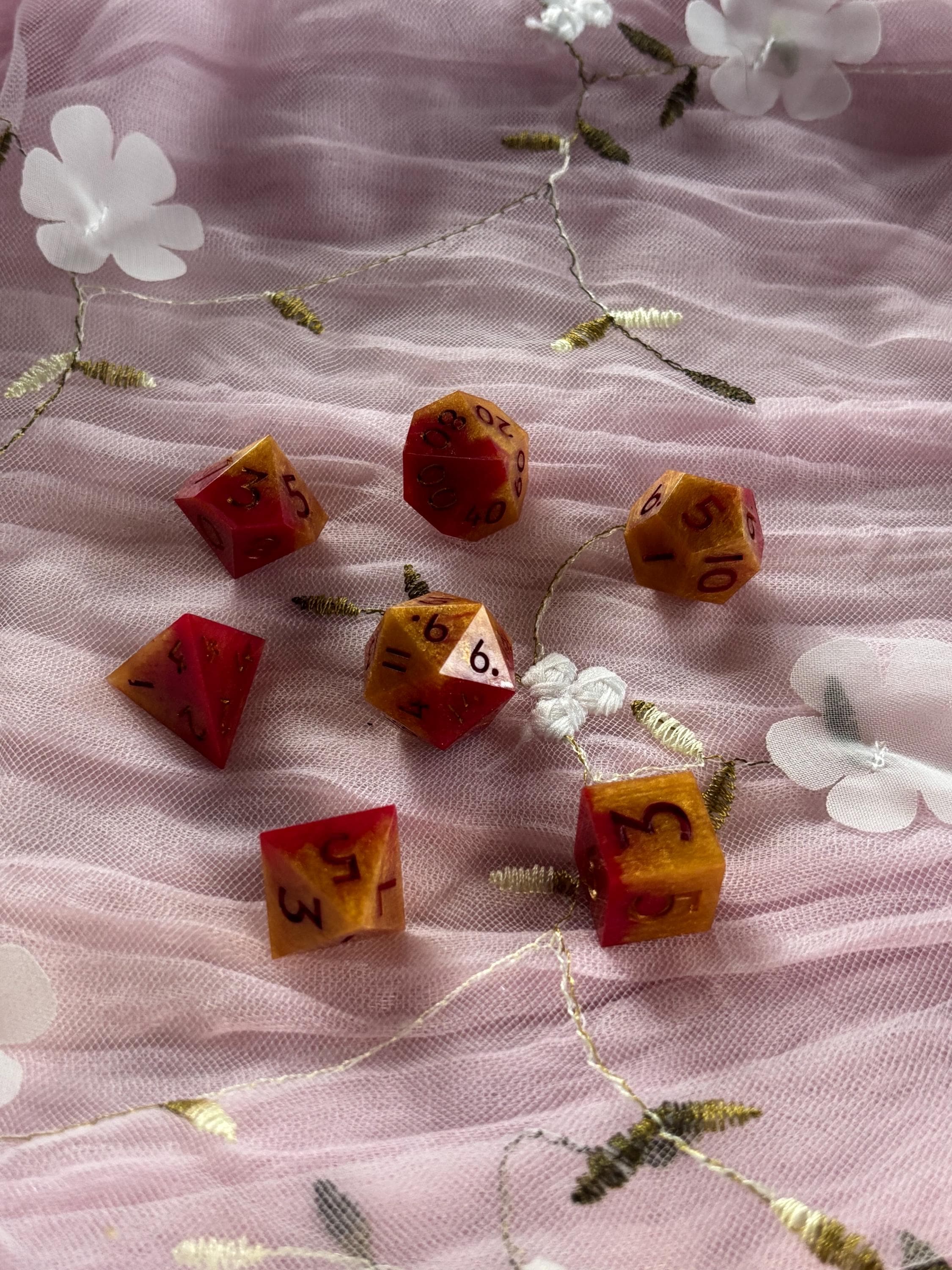 Custom Coloured Numbers for Sharp Edge Dnd Dice - Personalisation ...