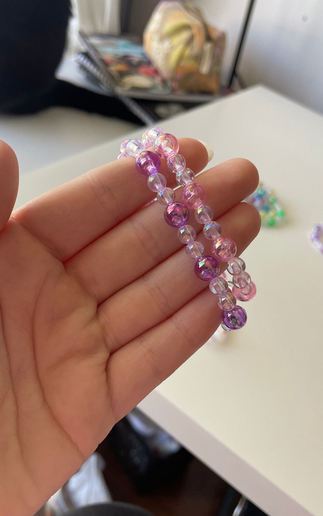 Y2K Inspired Beaded Bracelets - Etsy