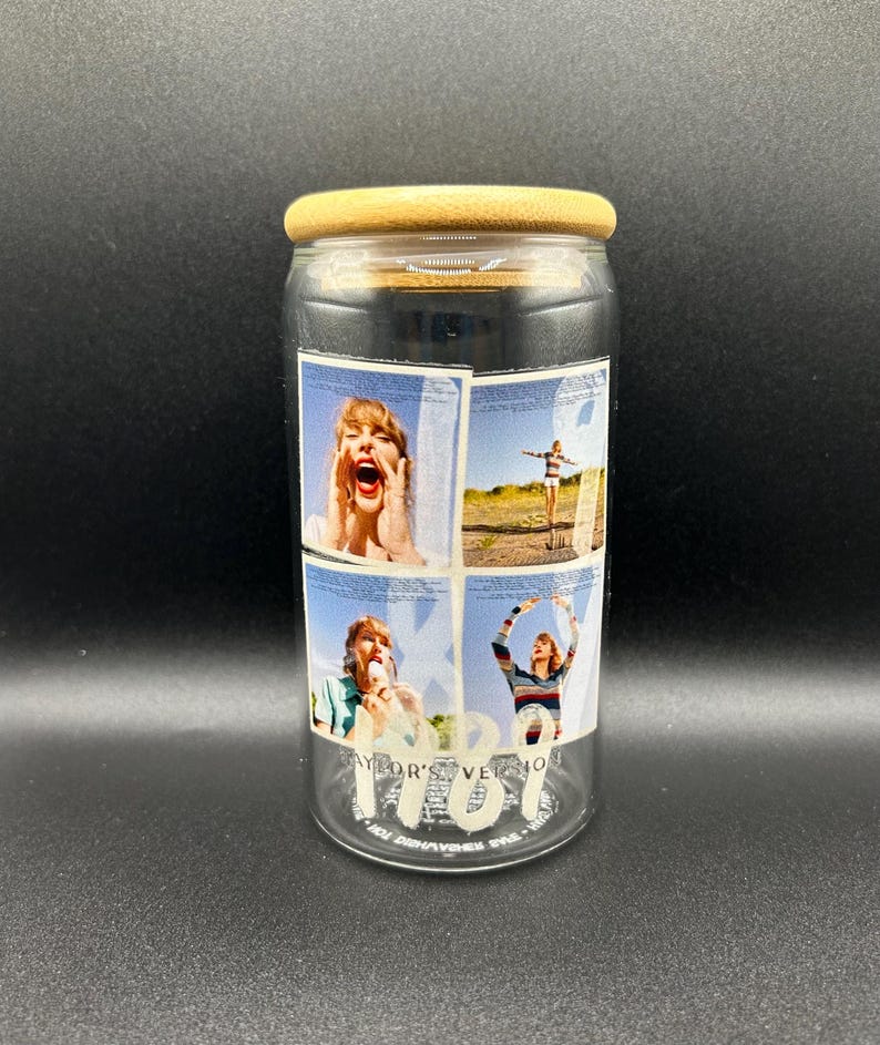 Music, “taylor’s Version” 16 Oz Libbey Glass Cup - Etsy