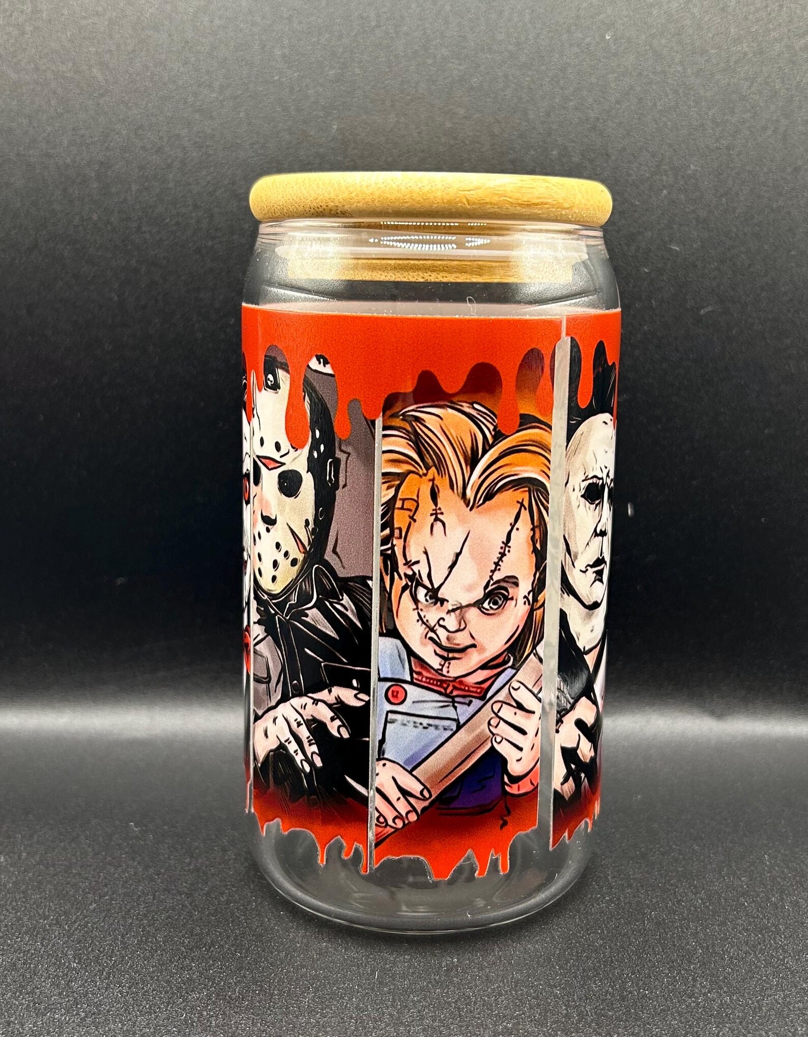 Horror, “slashers” 16 Oz Libbey Glass Cup - Etsy