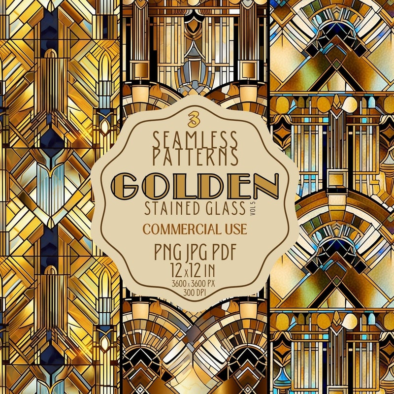 Stained Glass Geometric - Etsy