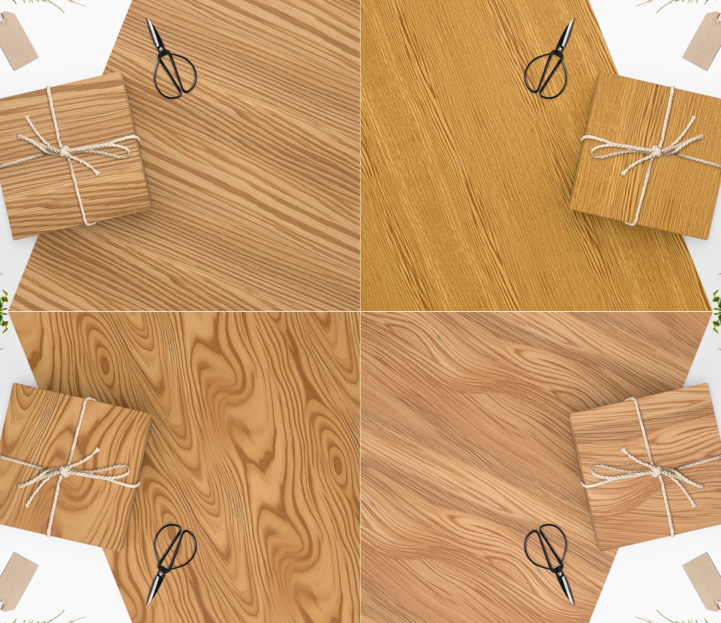 Natural Wood SEAMLESS Texture DIGITAL Paper Pack Ash Grain Pattern - Etsy