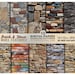 Brick & Stone Wall Textures DIGITAL Paper Pack Printable Natural ...