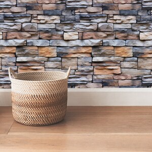 Brick & Stone Wall Textures DIGITAL Paper Pack Printable Natural ...